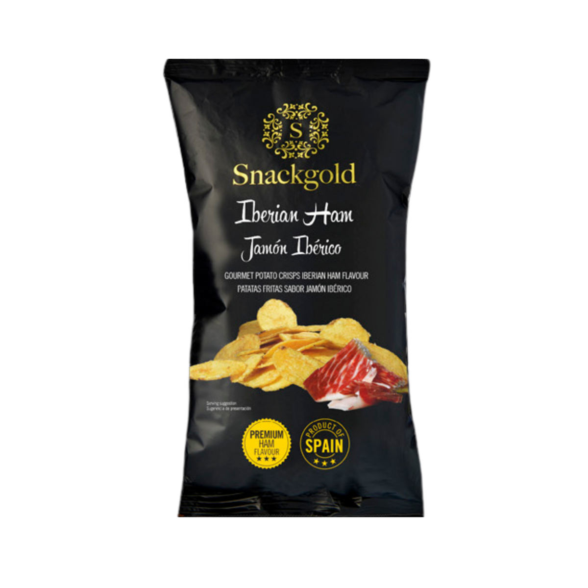 Iberian Ham Potato Chips Snackgold – Deliberico