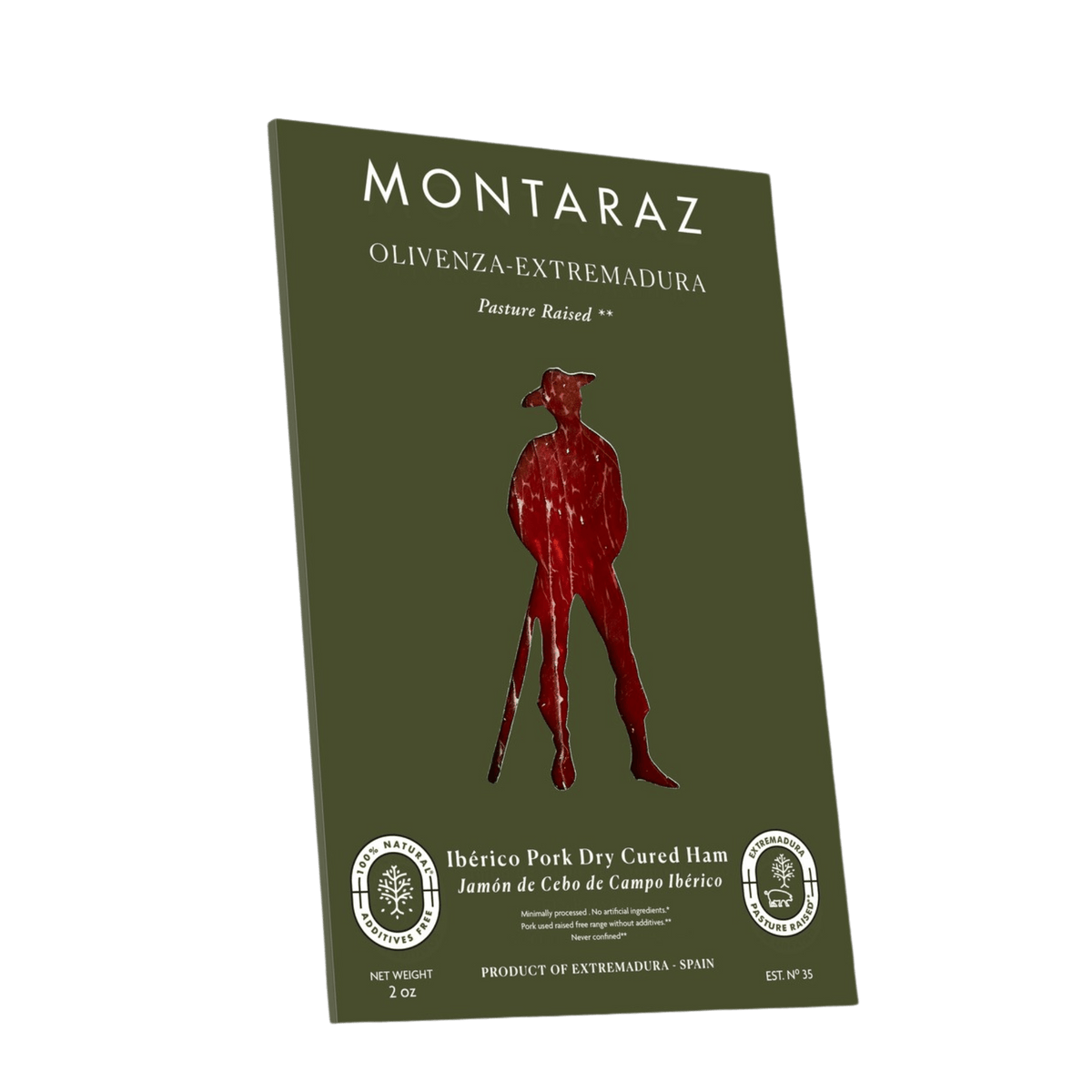 Montaraz Free Range Iberico Ham Sliced– 2oz. – Deliberico
