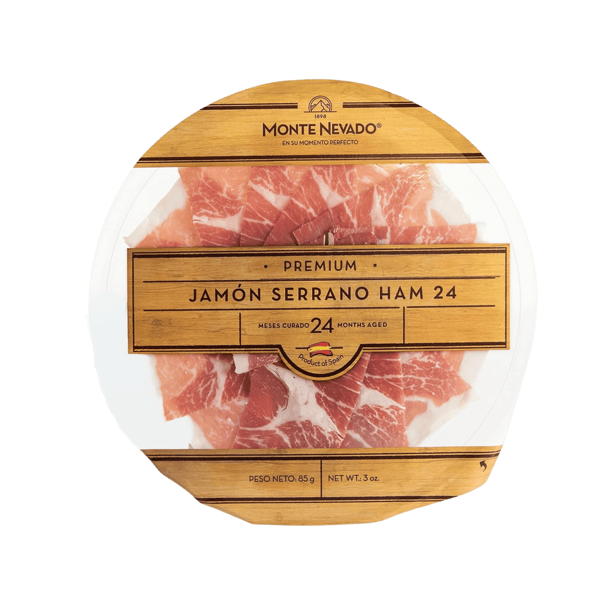 Serrano Ham Sliced Plate by Monte Nevado – Deliberico